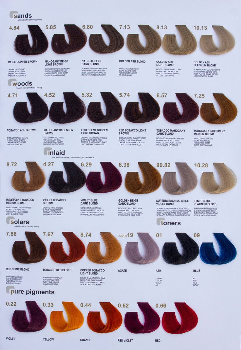 Vibrant Color Chart - 106 Shades for Perfect Hair – cliCHair.ch