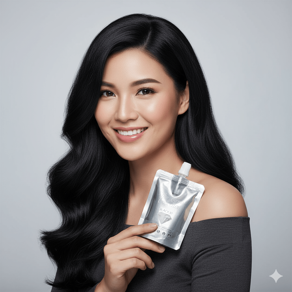 Professional dye Gems 81 Black – Intense black without ammonia ...