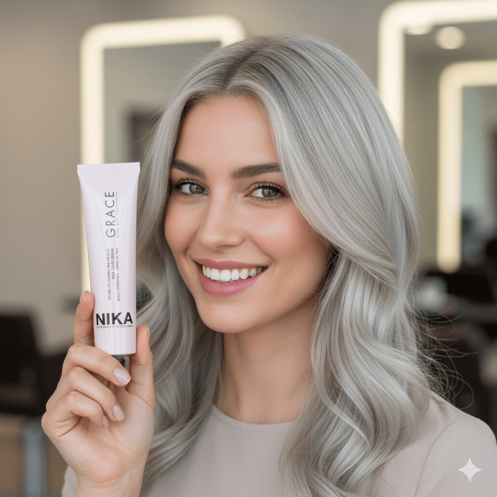 Nika Grace Color 9.11 - Intense Ash Blonde | Ammonia-Free Hair Color ...